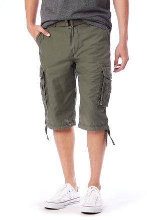 Unionbay Herren Cordova Belted Messenger Cargo Short-Reg Big and Tall Sizes Cargos, Military, 48