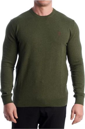 U.S.Polo Association U.s. Polo Assn., Homme, Pulls, Vert, Taille: XL Pull en maille &agrave; col rond