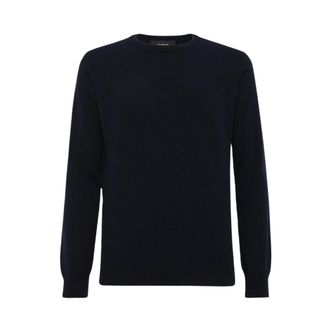 Alpha Studio Rundhals-Strickware - - Knitwear - Herren - Blau - L