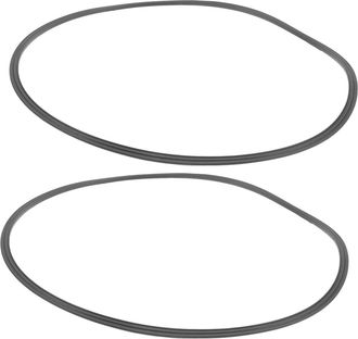 SOLUSTRE 2 St&uuml;ck rutschfeste Gummiringe f&uuml;r Barhockerfu&szlig; Bodenschoner aus Langlebigem Gummi Ger&auml;uscharm und Kratzfest &Oslash; 385cm Barhockerschutzring f&uuml;r Glatte B&ouml;