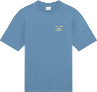 Dr&ocirc;le de Monsieur Homme, Tops, Bleu, Taille: M Le T-Shirt Slogan