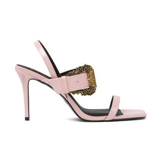 Versace Jeans Couture Femme, Chaussures, Rose, Taille: 38 EU Sandale ouverte Rosa à talon aiguille