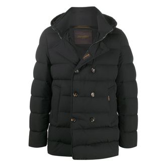 Moorer Doppelreihige Steppjacke - - Jackets - Herren - Blau - 3XL