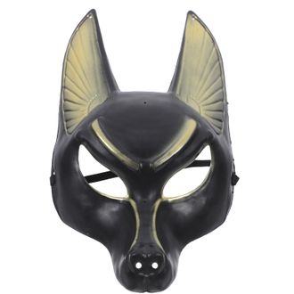 BESPORTBLE Anubis Maske Halloween Kost&uuml;m Cosplay Masquerade Ball Party Requisite Unisex Kunststoff &Auml;gyptischer Totengott Maskenb&auml;lle Karneval Verkleidung