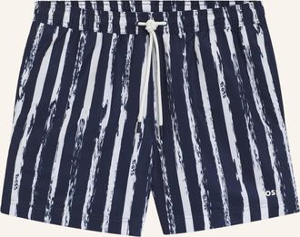 HUGO BOSS Badeshort Discus blau