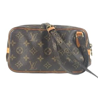 Louis Vuitton Sac bandouli&egrave;re en toile Pre-owned - Femme - Pre-owned - Brun - Taille: ONE Size