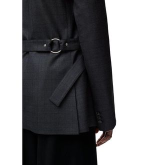 Loewe Veste tailleur drap&eacute;e en laine