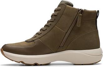 Clarks Femme Tivoli Lane Botte Tendance, Dark Olive Combi, 37.5 EU