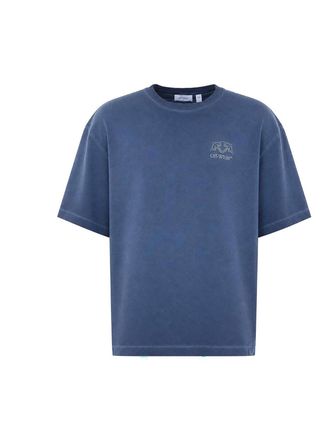 Off-white T-Shirt - Blau
