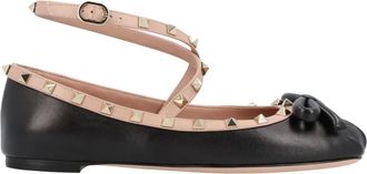 Valentino Garavani Rockstud Ballet Flats Black - Gr. 36,5 (EU) - in Schwarz