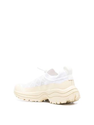 Veja Womens V-Knit Sneakers White Rubber Sole