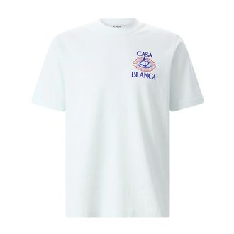 Casablanca Grafik-Print T-Shirt - - Tops - Herren - Gr&uuml;n - L