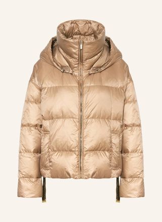 Max Mara Daunenjacke Trebi Mit Abnehmbarer Kapuze braun