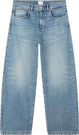 LTB Jeans Jeans Damen Larrie B - Baggy High Rise Basic-5-Pocket Medium Wash Blau aus Baumwollgemisch - Gr&ouml;&szlig;e W32L30