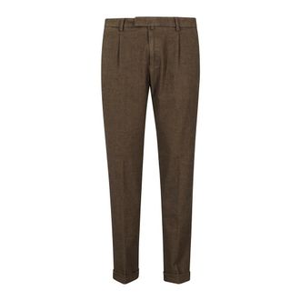 BRIGLIA 1949 Haarspange im Woll-Look - - Trousers - Herren - Braun - 3XL