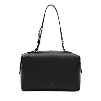 Furla Crossbody Bags - Furla Double M Boston Bag - Gr. unisize - in Schwarz - f&uuml;r Damen