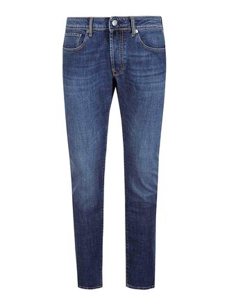 Incotex Jean Droit - Délavé