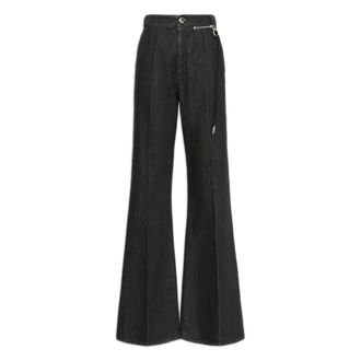 Sportmax Spdmanico Jean &Eacute;vas&eacute; - Femme - Jeans - Noir - Taille: W28
