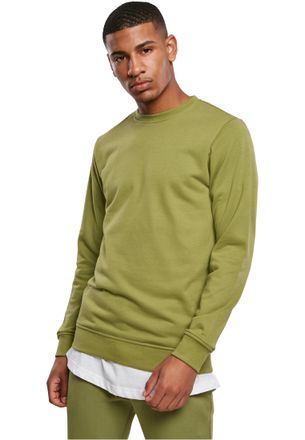 Urban Classics Basic Terry Crew, newolive, XXL
