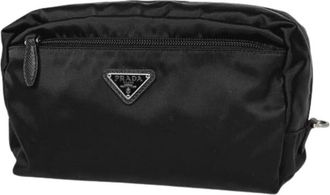 Prada Pre-owned Vintage Pouch - Femme - Pre-owned - Noir - Taille: ONE Size