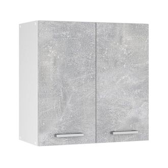 Vicco Armoire suspendue universelle R-Line, B&eacute;ton, 60 cm avec portes