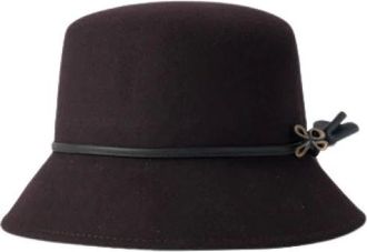 Malababa Femme, Accessoires, Violet, Taille: ONE Size Wool Felt Bucket Hat