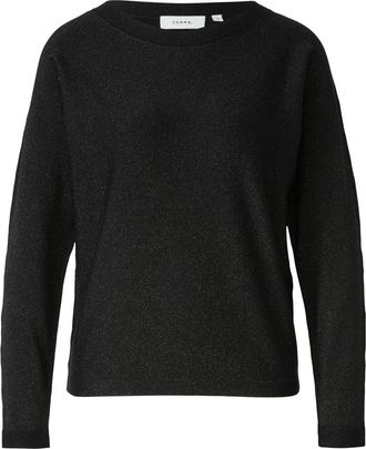 Comma Feinstrick-Pullover mit Glitzergarn - - Knitwear - Damen - Schwarzk - M