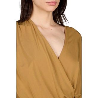 CHRISTOPHER ESBER Top Contour asym&eacute;trique en cuir