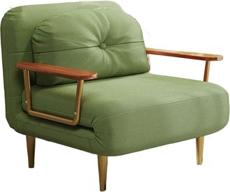 Generic Queen Size Pull Out Couch Bed, Removable Washable Velvet Sofa Chair, 6-Position Adjustable Backrest, Foldable Guest Bed for Living Room, Apartment, Of