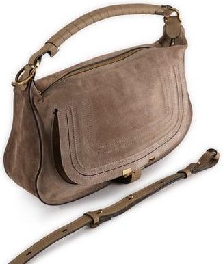 Chlo&eacute; Petit sac &eacute;paule Marcie en cuir su&eacute;d&eacute; de beau