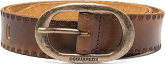 Dsquared2 Gürtel mit Vintage-Schnalle - Braun
