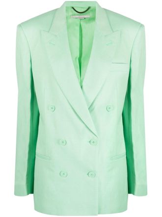Stella McCartney Doppelreihiger Blazer - Grün