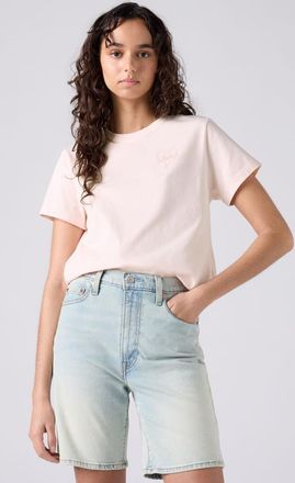 Levi's T Shirt Ringer Graphique Favorite - Femme - Rose / Crystal Pink - XS