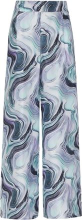 Vilebrequin Femme, Pantalons, Multicolore, Taille: 36 FR Pantalon Large en Soie Ling