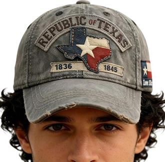 Generico Casquette de baseball pour homme, casquette comm&eacute;morative vintage et us&eacute;e, avec ajustement - pour voyages, vacances, &eacute;v&eacute;nements, f&ecirc;tes, r&eacute;unions, rand