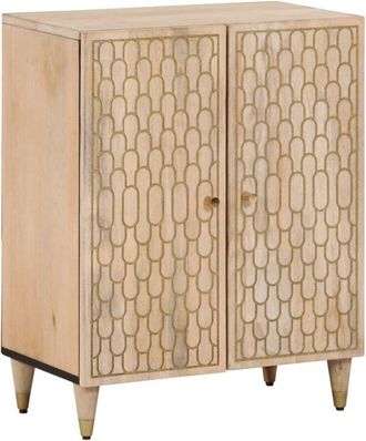 vidaXL Beistellschrank 60x33x75 cm Massivholz Mango vidaXL