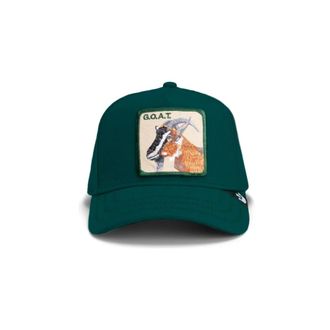 Goorin Brothers unisex, Accessoires, Vert, Taille: ONE Size Chèvre Verte Champ Trucker Cap
