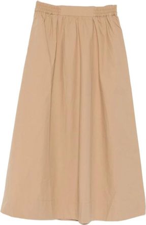Yerse Yerse, Femme, Jupes, Brun, Taille: 42 FR Midi skirt Maggie