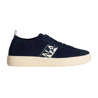 Napapijri Blaue Bark Knit Sneakers - - Shoes - Herren - Blau - 44 EU