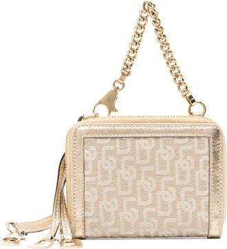 Dolce & Gabbana 2000s Portemonnaie aus Monogramm-Jacquard - Gold