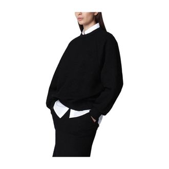Dries Van Noten Pull Huminga - Femme - Sweatshirts et sweats &agrave; capuche - Noir - Taille: 36 FR