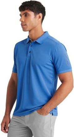 Calvin Klein Polo de Golf Club pour Hommes - Mer Bleue - L