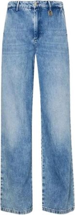 Liu Jo Femme, Jeans, Bleu, Taille: W28 Wide Jeans