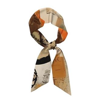 Generic &Eacute;charpe vintage en satin de soie pour femme - Pour le sport, le yoga, le visage