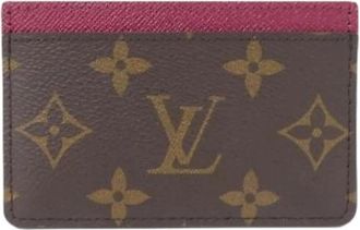 Louis Vuitton Pre-owned Monogram Business card case - Femme - Pre-owned - Brun - Taille: ONE Size