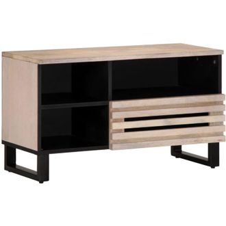vidaXL TV-Schrank 80x34x46 cm Massivholz Mango - Vidaxl