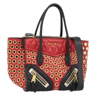 Miu Miu Pre-owned Cuir sacs-main - Femme - Pre-owned - Multicolore - Taille: ONE Size
