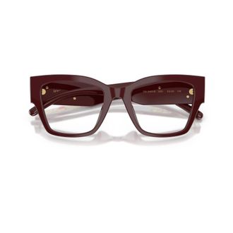 Dolce & Gabbana Femme, Accessoires, Rouge, Taille: 53 MM Butterfly Optical Frame