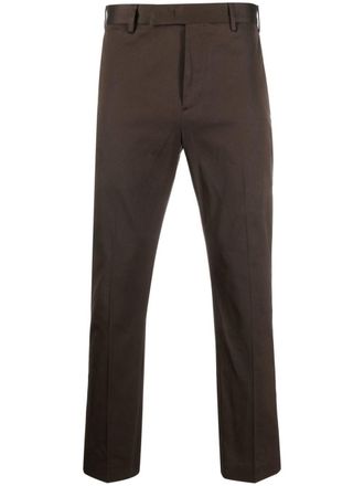 Pantaloni Torino pantalon de costume &agrave; coupe courte - Marron