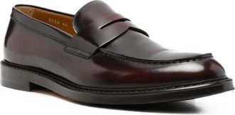 Doucal's Leather Penny Loafer - Brown